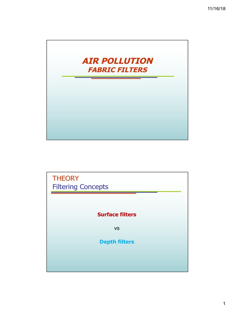 Air Pollution: Fabric Filters | PDF | Nature