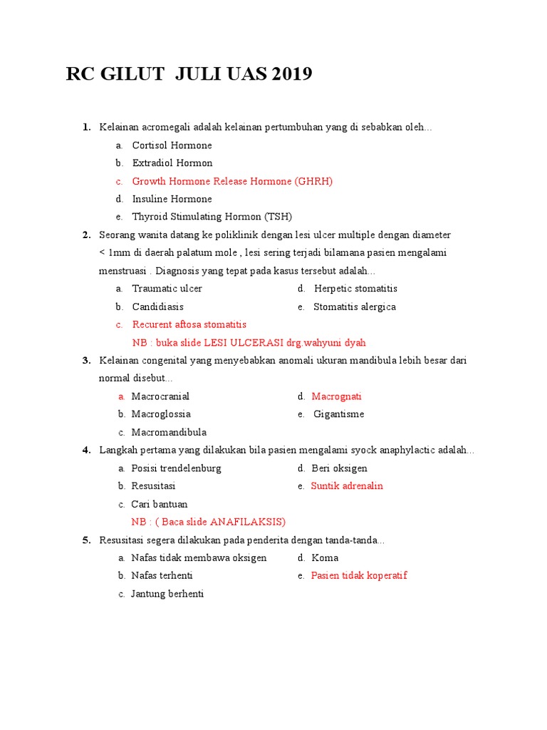 140 - Jawaban RC Gilut | PDF