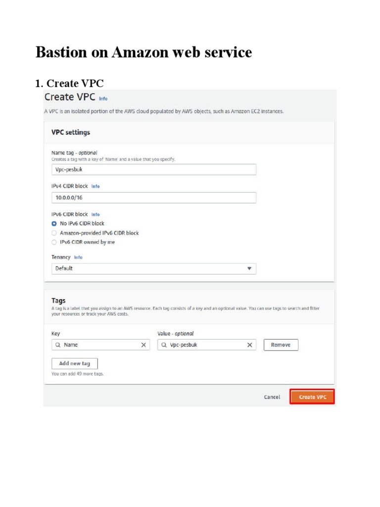 Setting Up Bastion on AWS | PDF | Load Balancing (Computing) | Domain ...