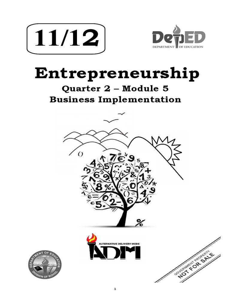Entrepreneurship: Quarter 2 - Module 5 Business Implementation | PDF ...