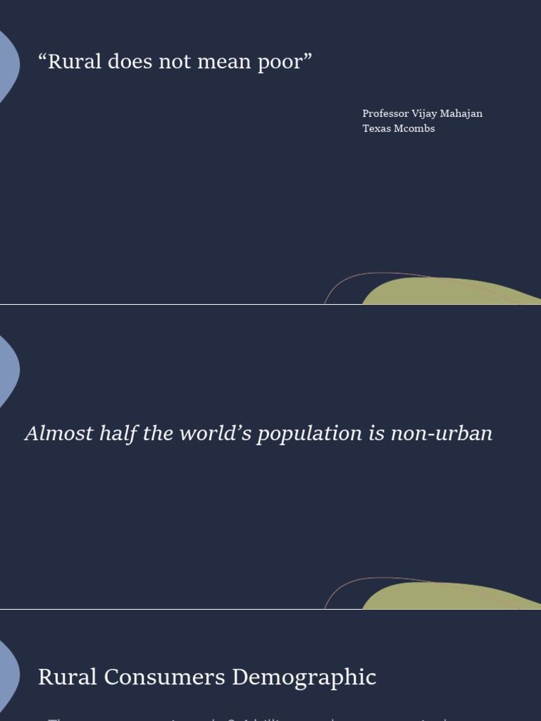 Rural Consumer Behaviour - Session 2 | PDF | Consumer Behaviour | Behavior