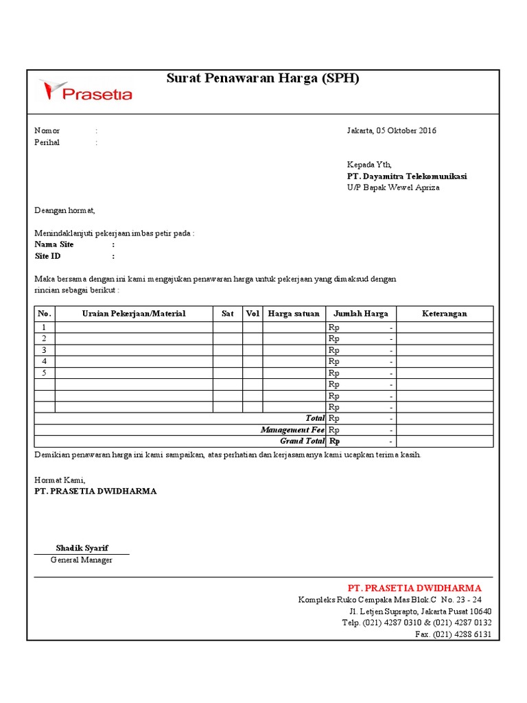 Contoh RAP Pekerjaan MTC | PDF