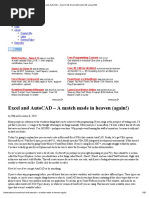 Guide To Exporting Data From AutoCAD Drawings Into MS Excel | PDF ...