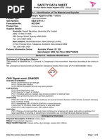Ultra-Fresh DM-25 Safety Data Sheet PDF | PDF | Personal Protective ...