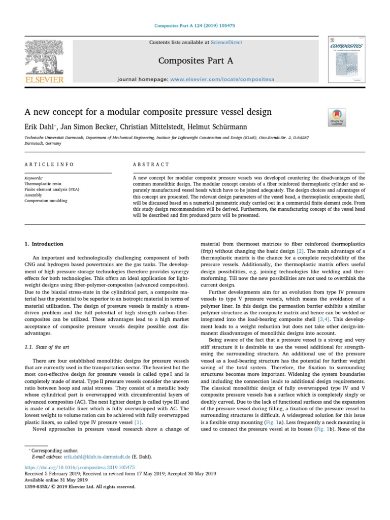 A New Concept For A Modular Composite 2019 Composites Part A Applied ...
