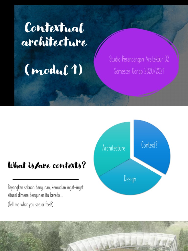 Contextual Architecture-Modul 1 | PDF | Design