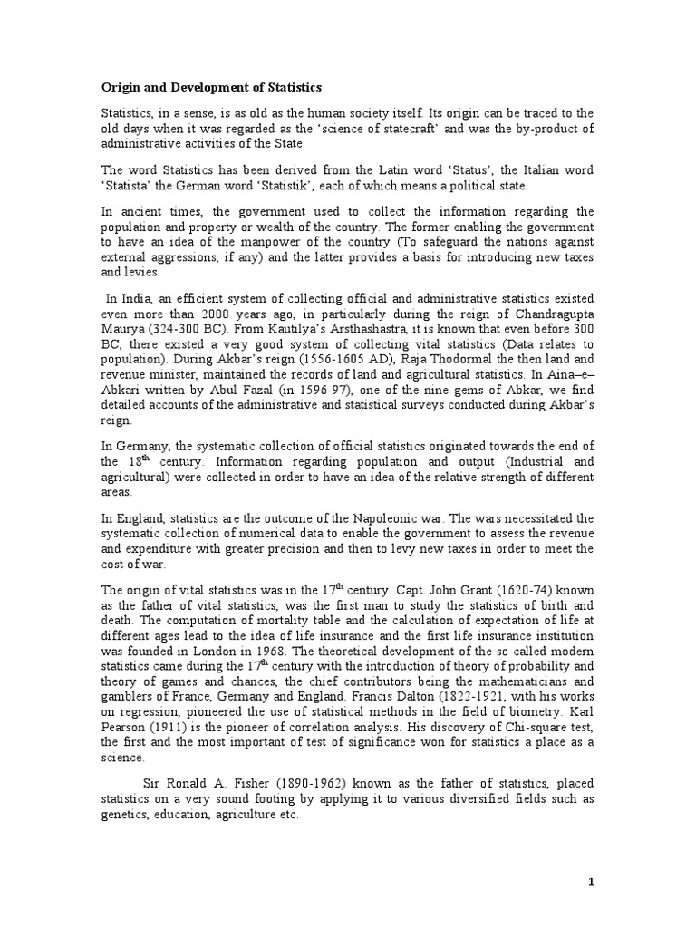 Descriptive Statistics Notes | PDF | Sampling (Statistics) | Census