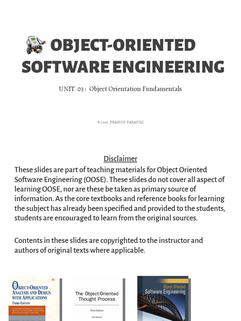 Object Orientation Fundamentals Pdf Object Oriented Programming Class Computer Programming 5459
