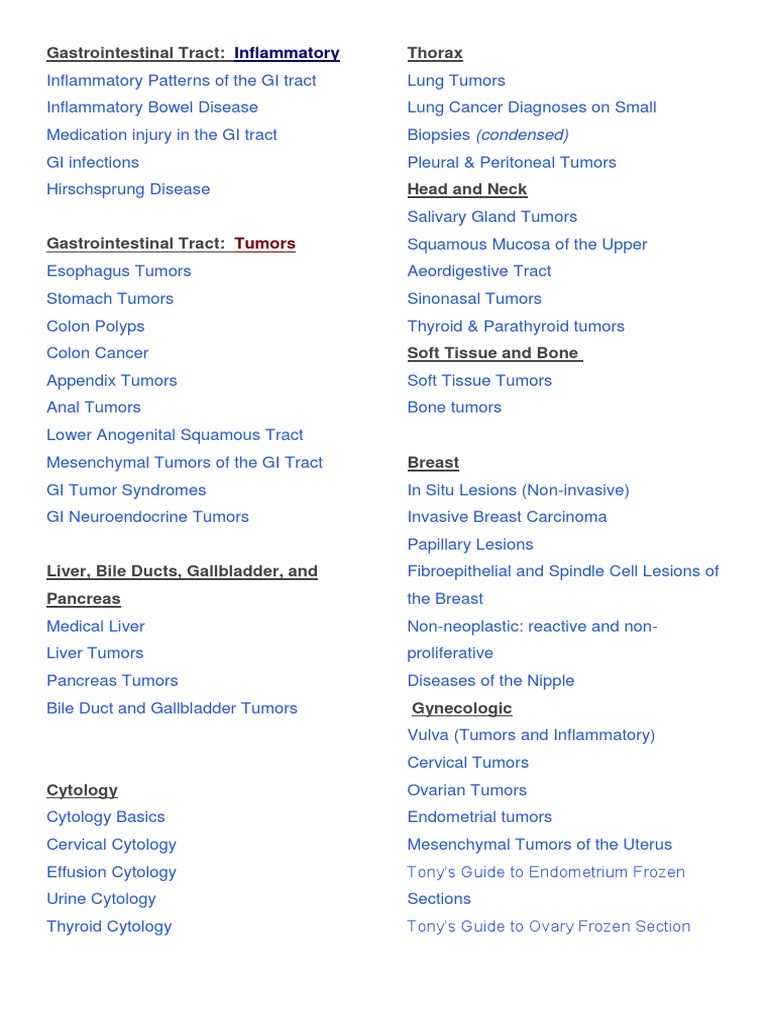 Kurt's Notes Pathology | PDF