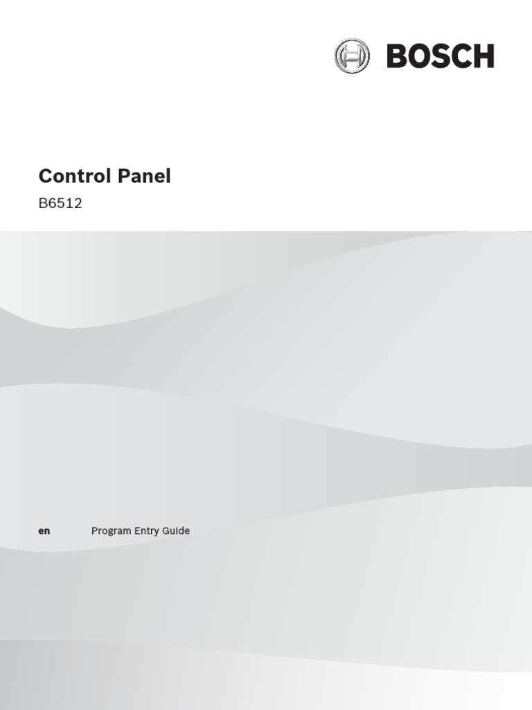 Bosch B6512 Control Panel | PDF | Ip Address | I Pv6