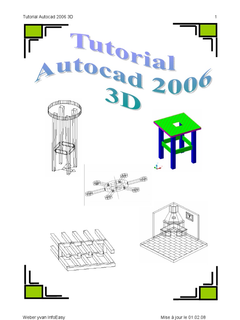 Tutorial Autocad 2006 3d | PDF | AutoCAD | Espace