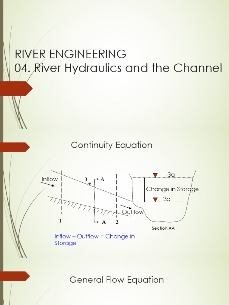 River Engineering 04. River Hydraulics and The Channel | PDF | Fluid ...