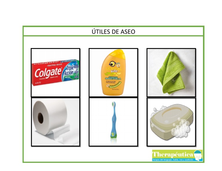 Vocabulario Utiles de Aseo | PDF