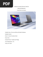 Csec Math Sba Guidelines | PDF | Mean | Chart