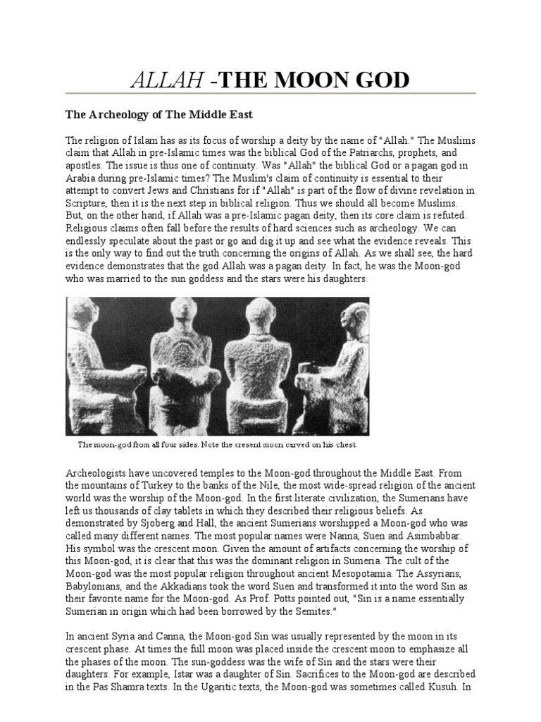 Allah The Moon God | PDF | Allah | Idolatry