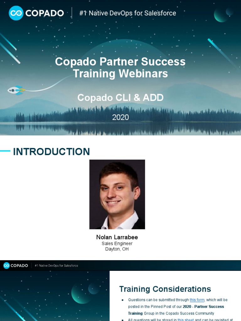Copado Training Part 6 - Copado CLI and ADD | Download Free PDF | Comma Separated Values ...