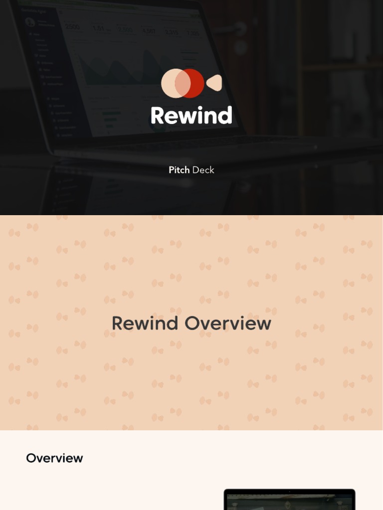 Rewind - Pitch Deck | PDF | Streaming Media | Advertising