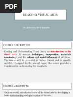 MODULE 1-Reading in Visual Arts | PDF | Aesthetics | Beauty