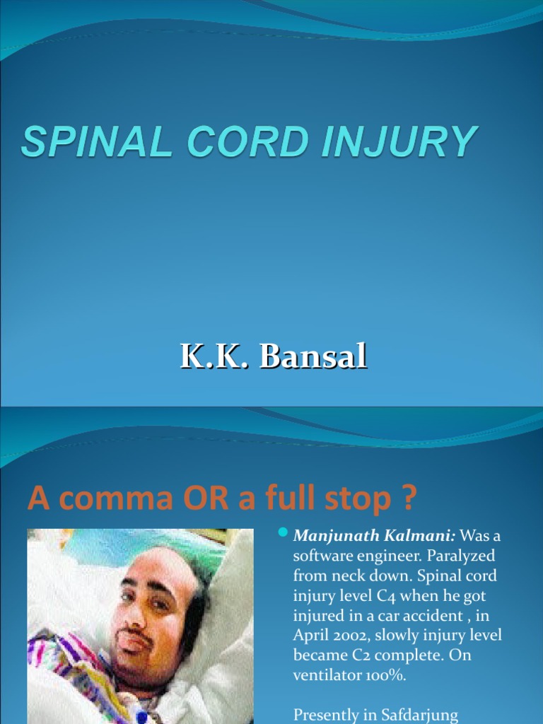 Spinal Cord Injury | PDF | Spinal Cord Injury | Epidemiology
