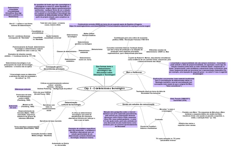 Mapa Mental - Cap.-6-O-Determinismo-Tecnolc3b3gico | PDF | Causalidade ...