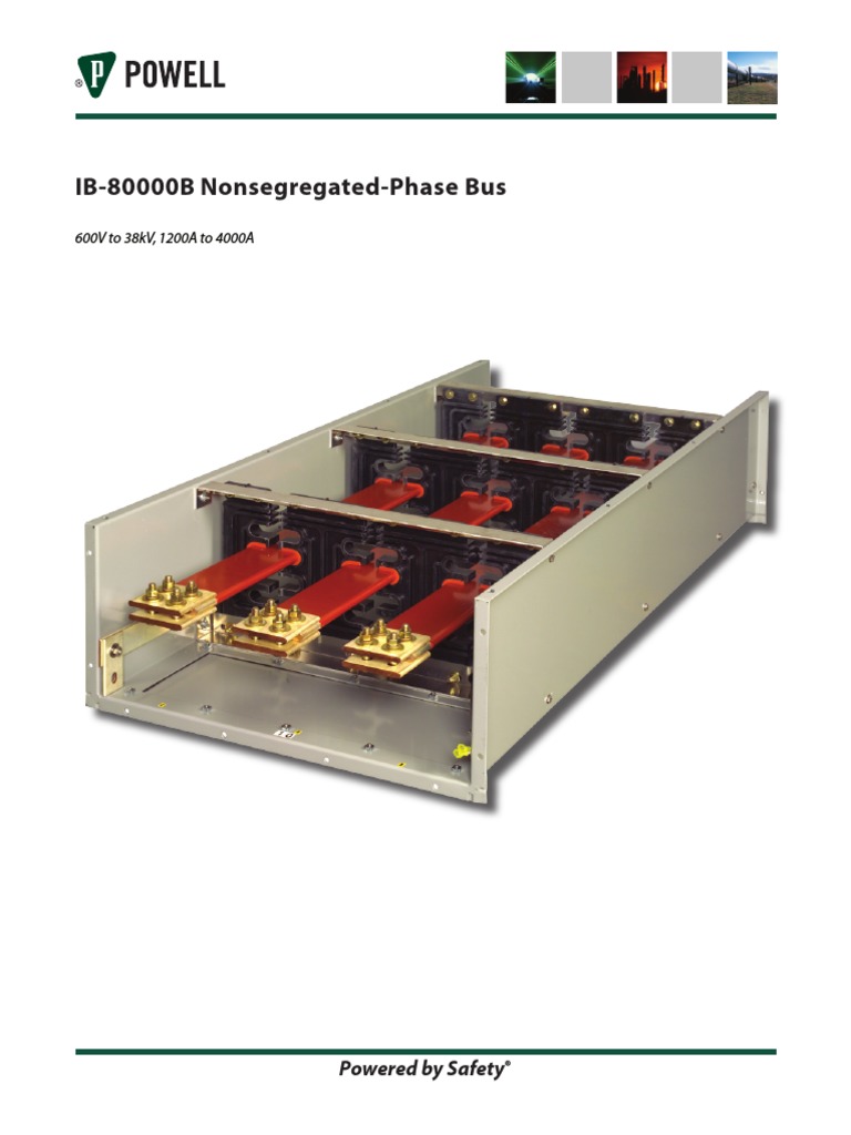 IB-80000B Nonsegregated-Phase Bus: 600V To 38kV, 1200A To 4000A | PDF ...