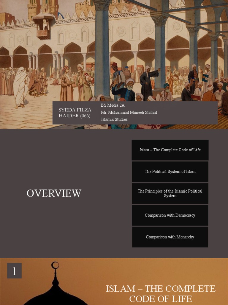 The Basic Concepts of The Islamic Political System: BS Media 2A Mr ...
