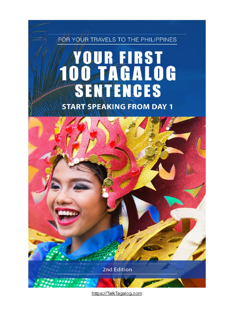 Your First 100 Tagalog Sentences 2nd Edition.1 PDF | PDF | Tagalog ...