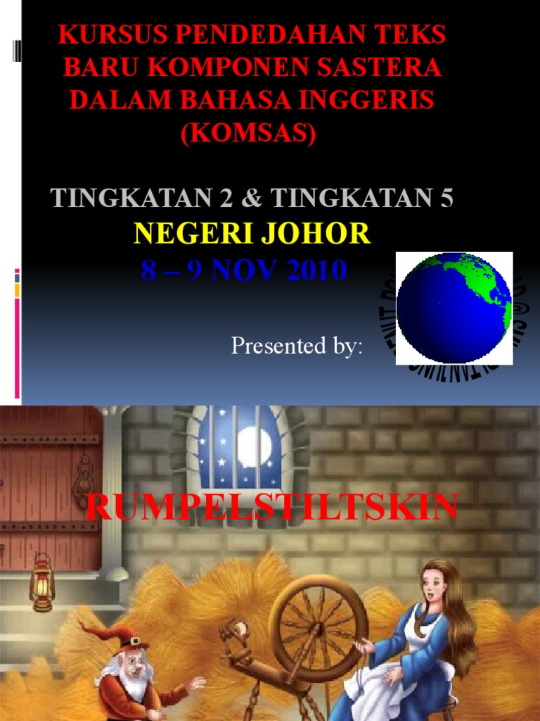 Kursus Pendedahan Teks Baru Komponen Sastera Dalam Bahasa Inggeris (Komsas) | PDF