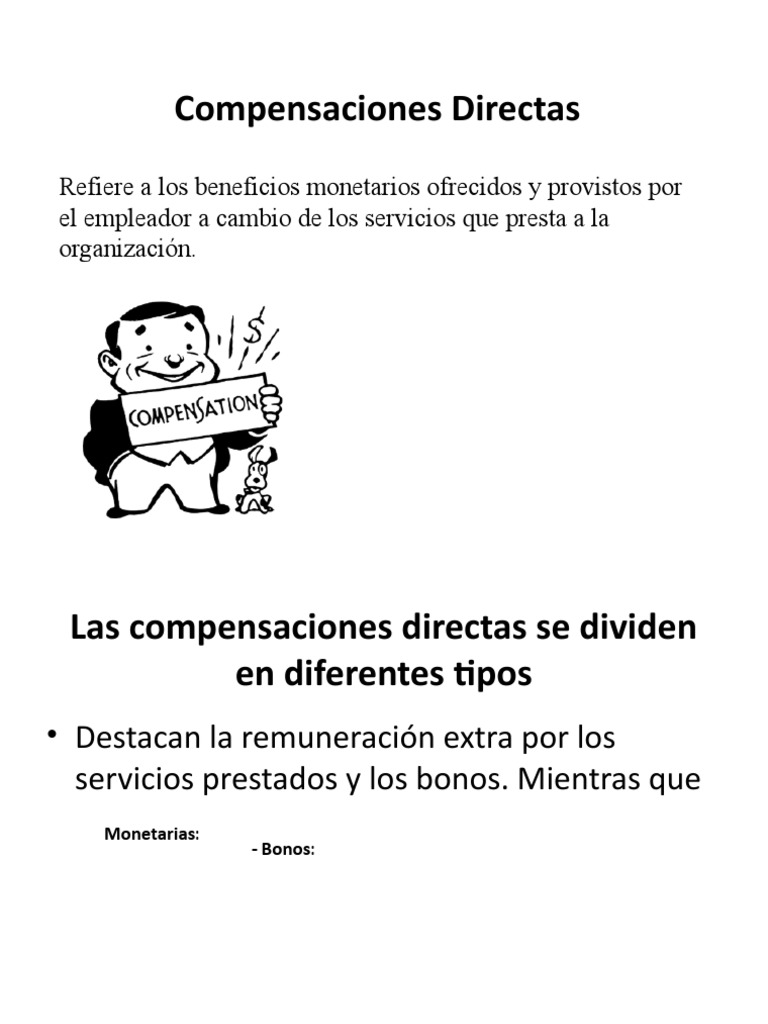 Compensaciones Directas | PDF