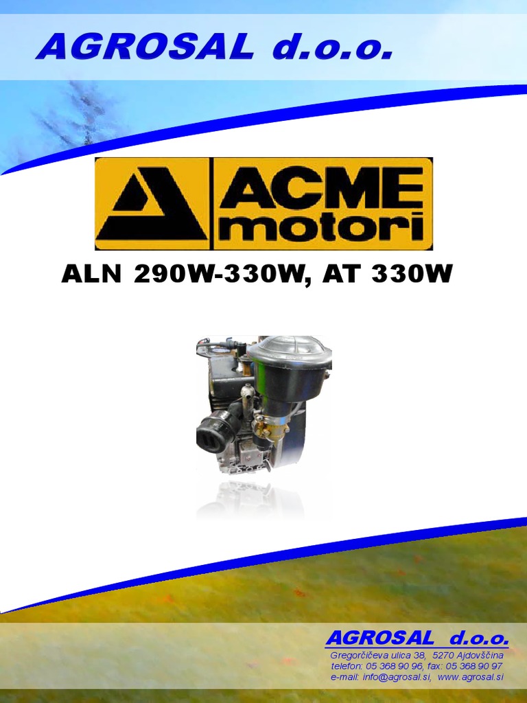 Acme Aln 290W-330W, at 330W | PDF