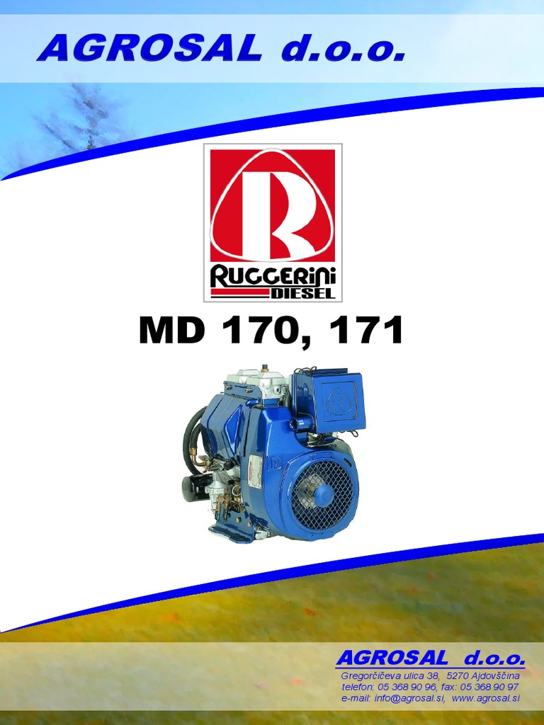 Ruggerini MD170, MD171 | Download Free PDF | Piston | Engines