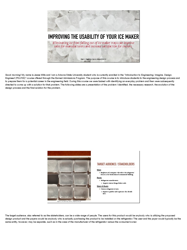 Jesse Mills - Fse100 - Week 5 - Devils Proposal Presentation | PDF | Refrigerator | Nature