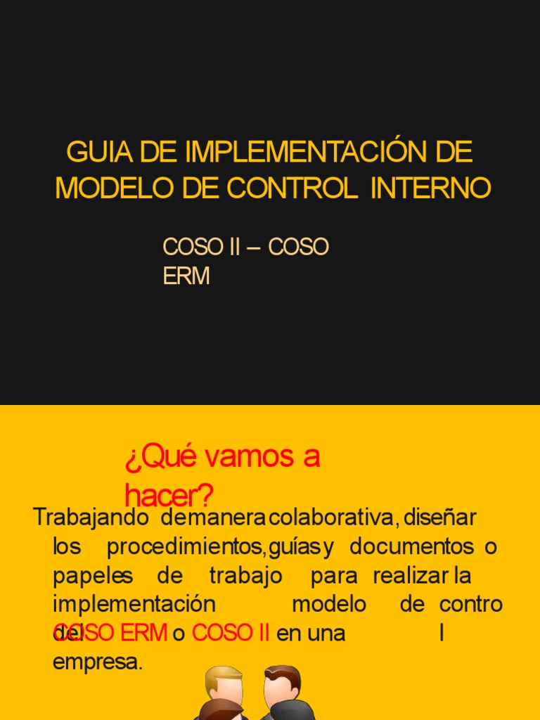 Guia de Implementacion de Modelo de Control Interno COSO I Y COSO II ...