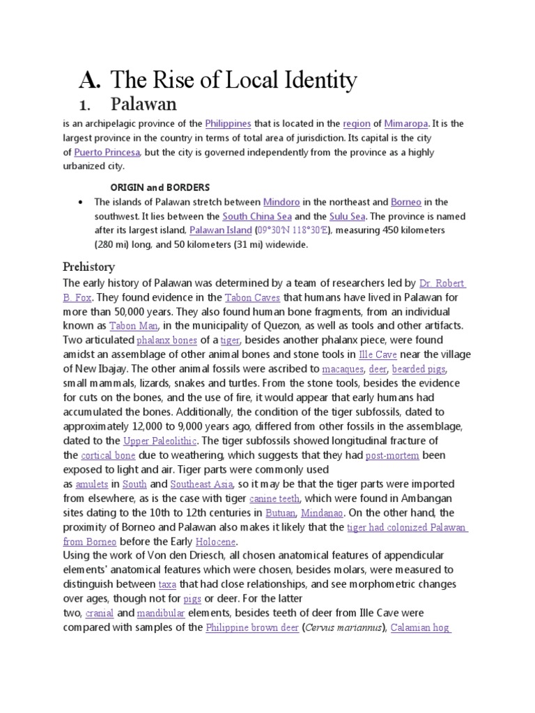Article of Palawan | PDF | Conservation | Ecosystem