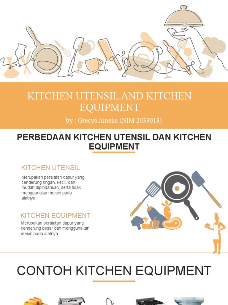 Tugas 1 (Kitchen Utensil and Equipment) | PDF