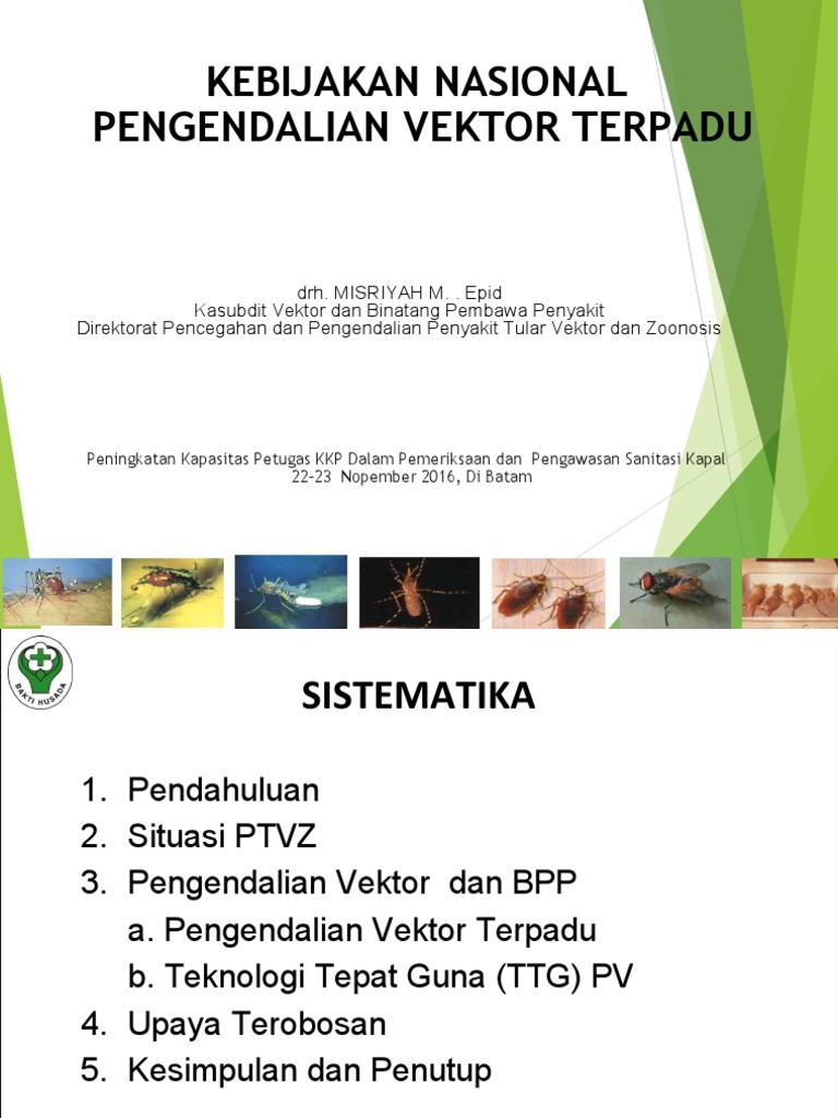 Kebijakan Nasional Pengendalian Vektor Terpadu | PDF