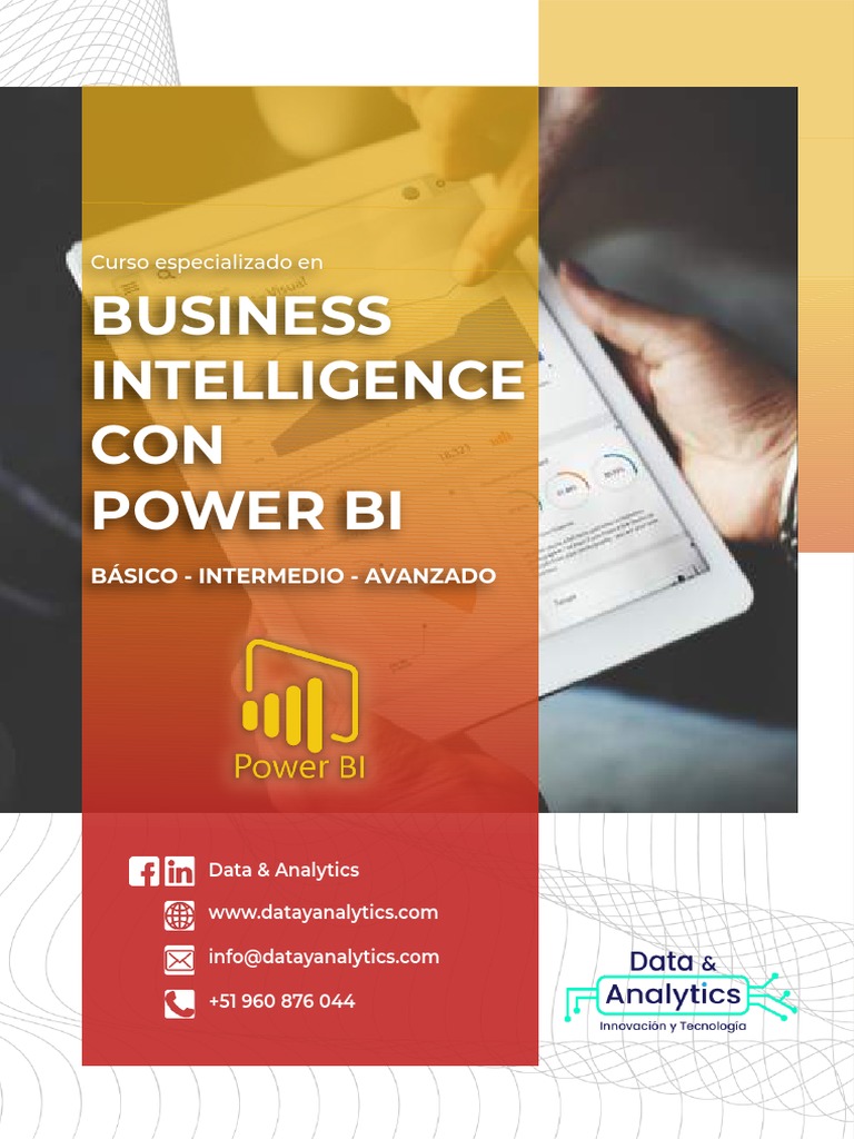 Brochure Business Intelligence Con Power BI | PDF | SQL | Servidor SQL ...