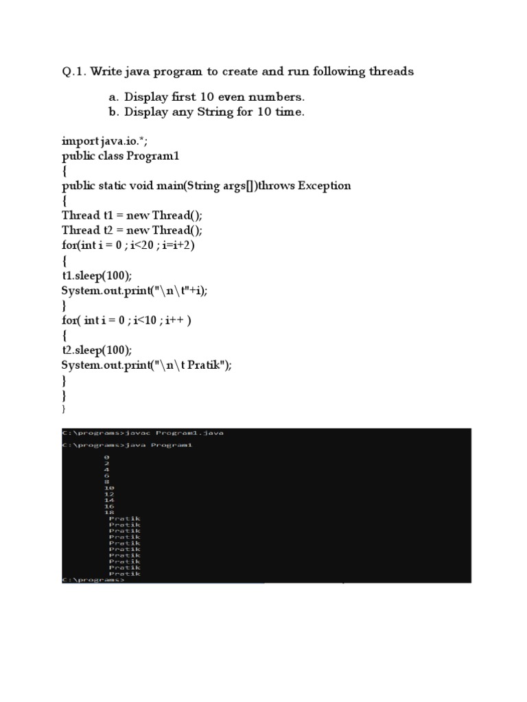 Thread Lab Assignment | PDF | Concurrency (Computer Science) | Computer Engineering