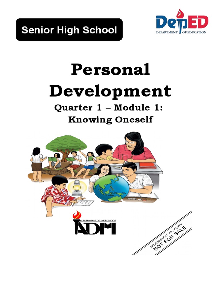 Personal Development: Senior High School | PDF | Self | Self Concept