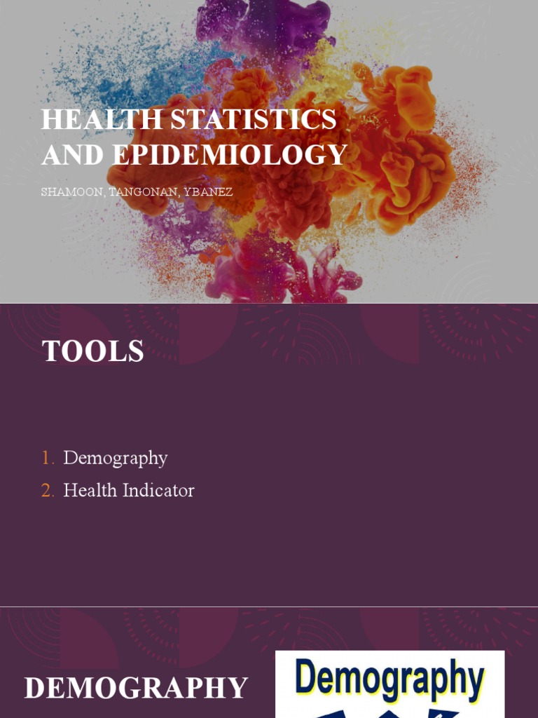 Health Statistics and Epidemiology | PDF | Epidemics | Epidemiology