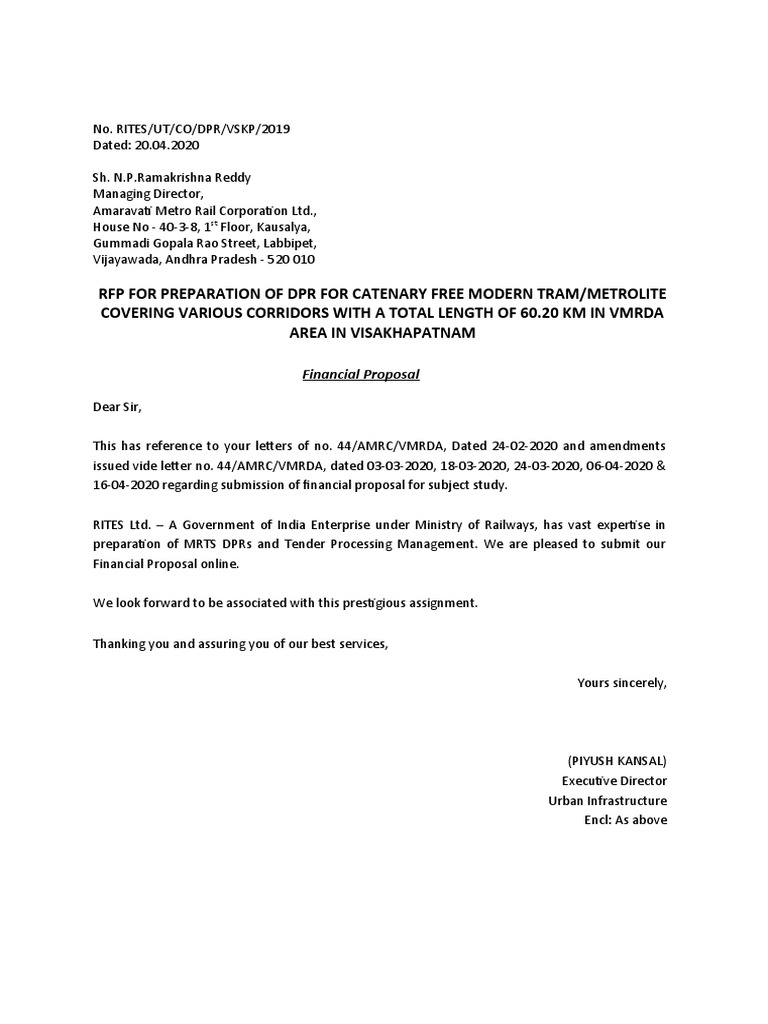 Covering Letter - 19.04.20 | PDF