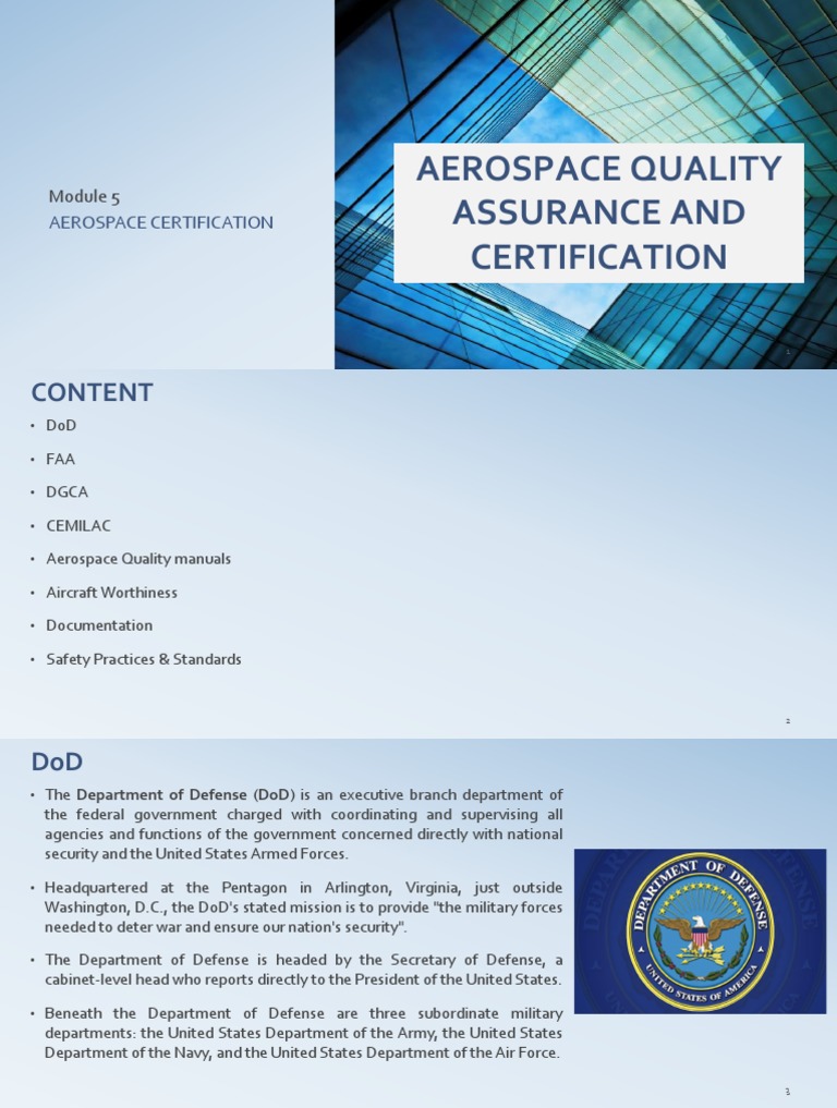 Module 5 Aerospace Certification | PDF | United States Department Of ...