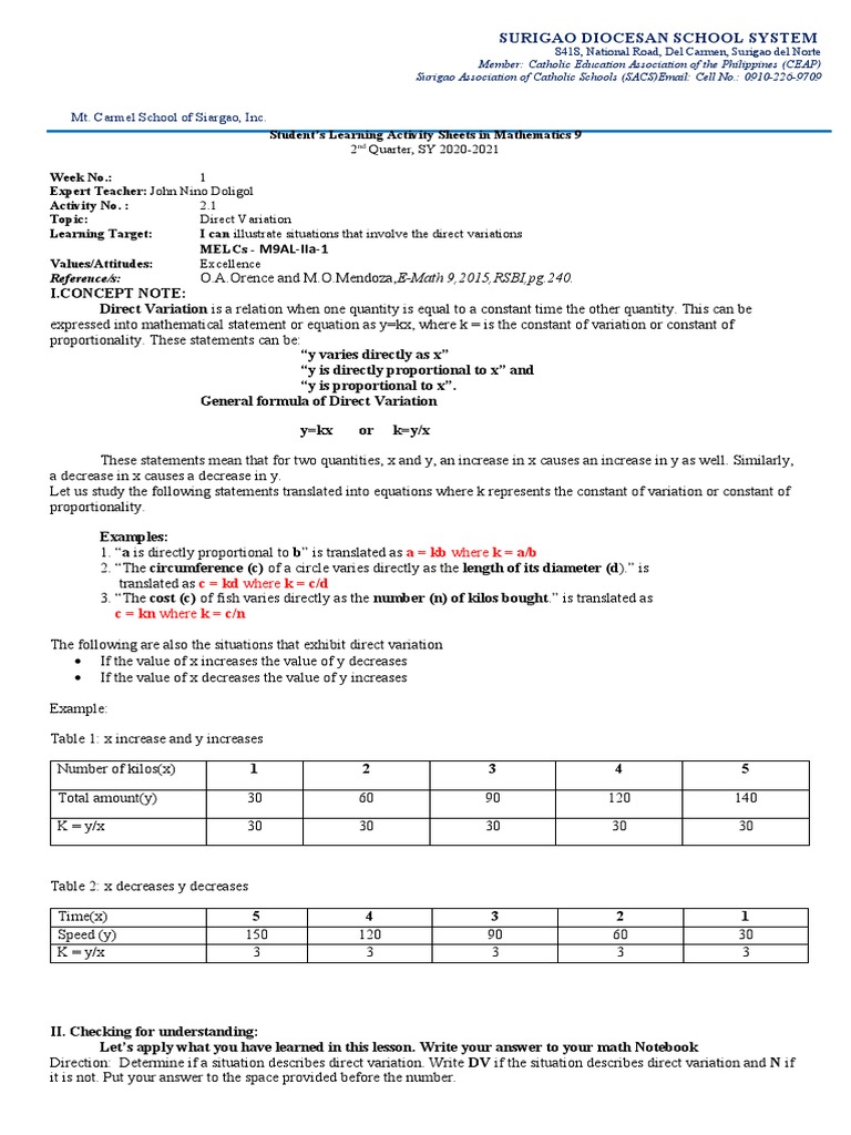 Gr9 Math q21 | PDF | Multiplication | Equations