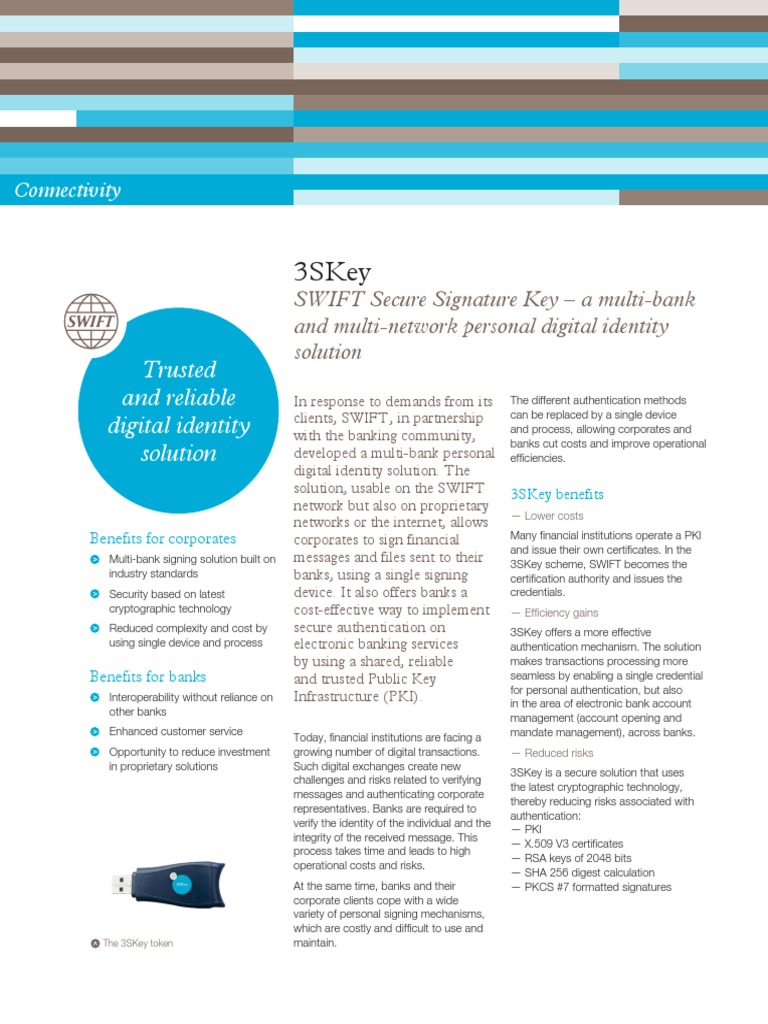 3skey: Trusted and Reliable Digital Identity Solution | PDF | Public ...