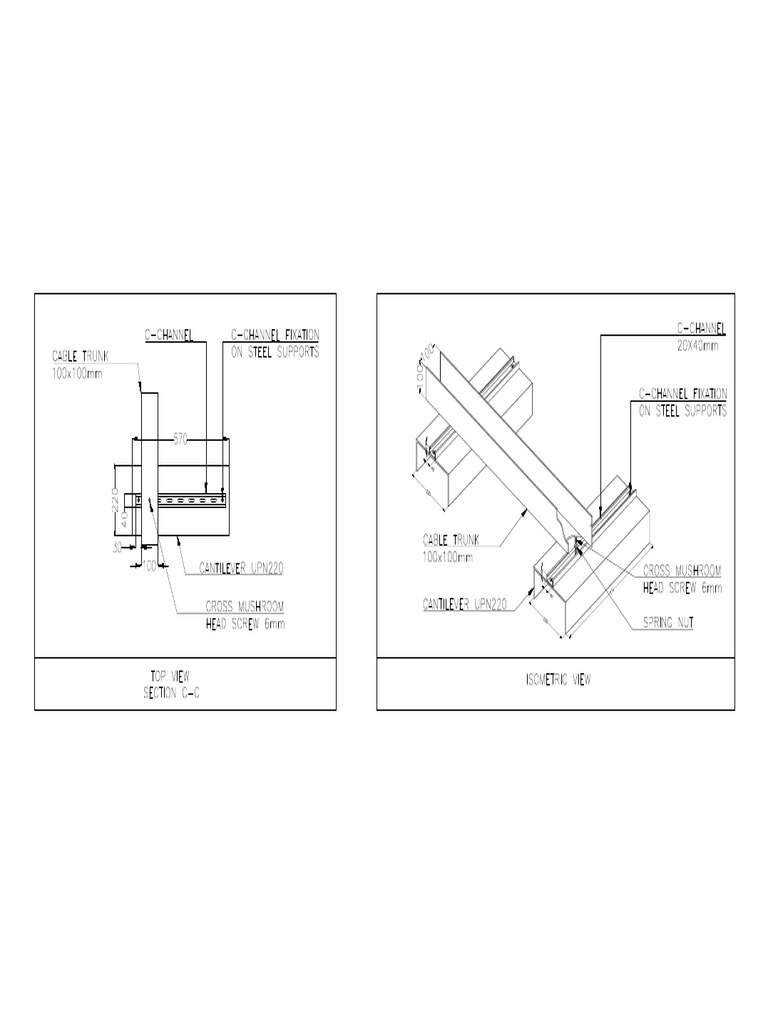 C Channel Isometric View | PDF