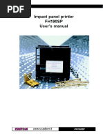 ACC20 OPU Instruction Manual PDF | PDF | Printer (Computing) | Computer Terminal