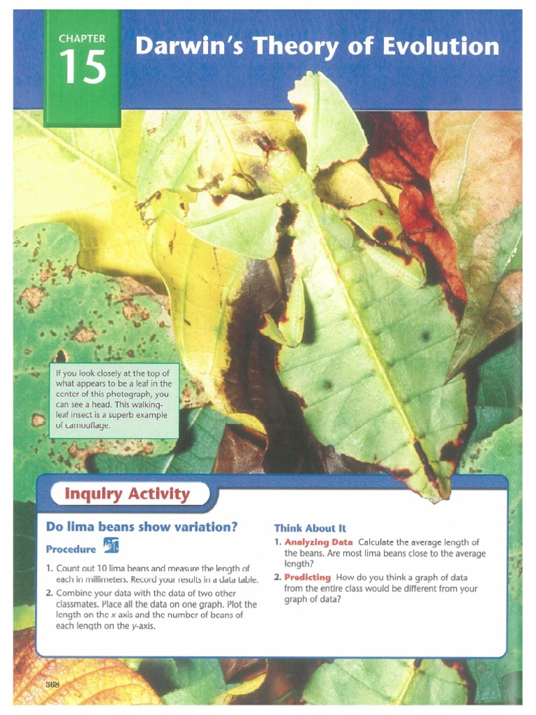 Darwin's Theory of Evolution | PDF