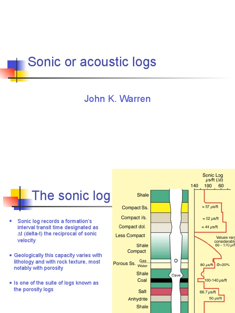 7 Sonic | PDF | Porosity | Geology