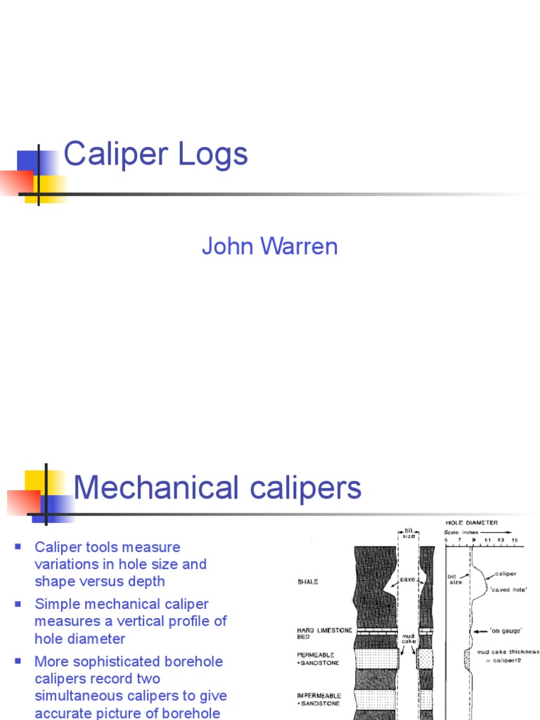 Caliper Logs: John Warren | PDF | Science | Geology