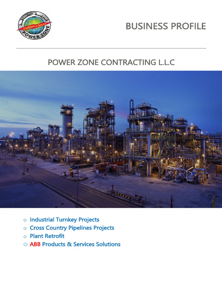 Power Zone Company Profile | PDF | Pipe (Fluid Conveyance ...